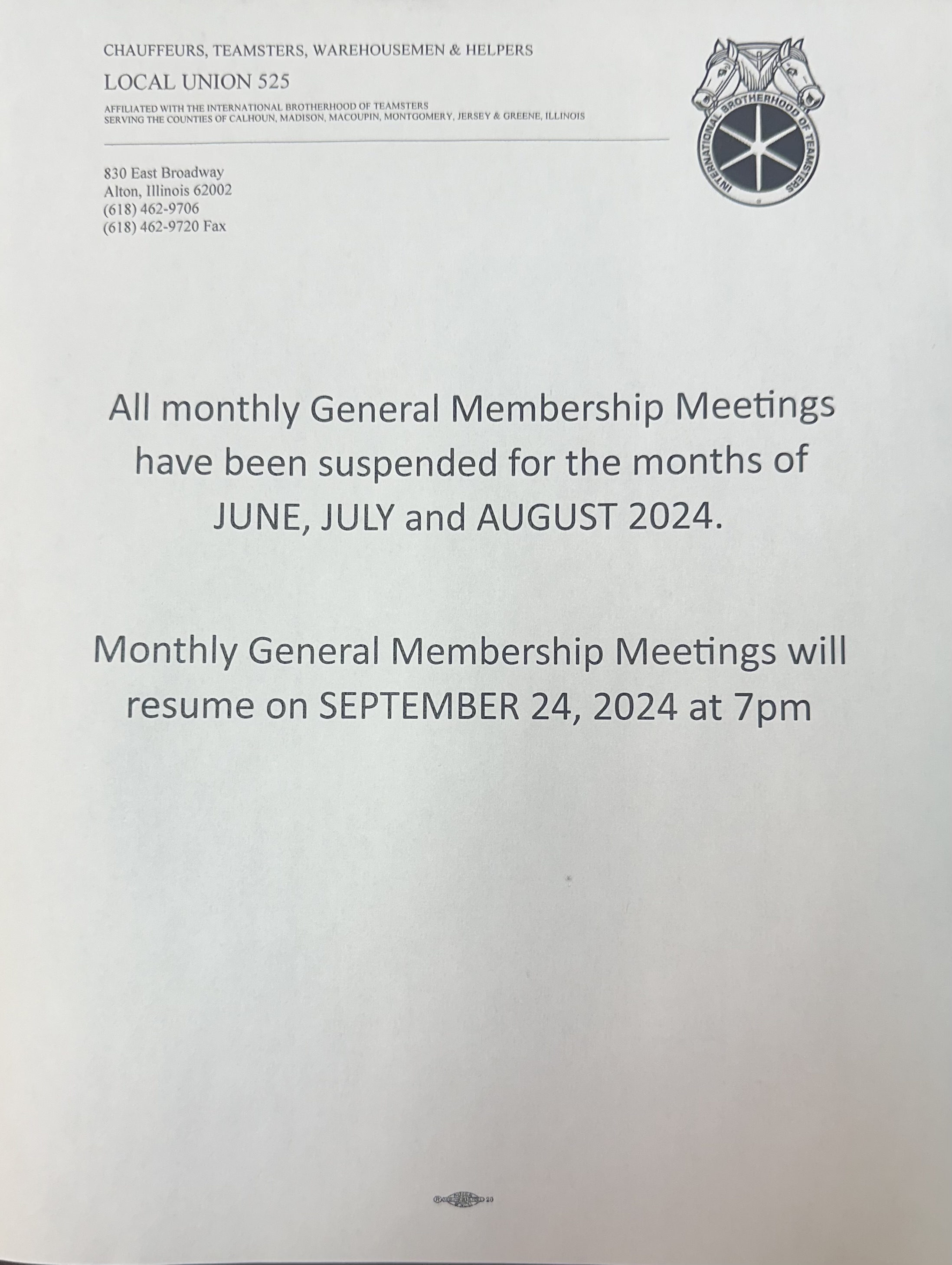 Teamsters Local 525